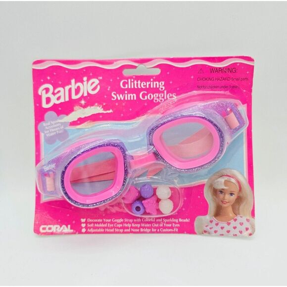 Barbie | Toys | Barbie Glittering Swimming Goggles Mattel 997 | Poshmark